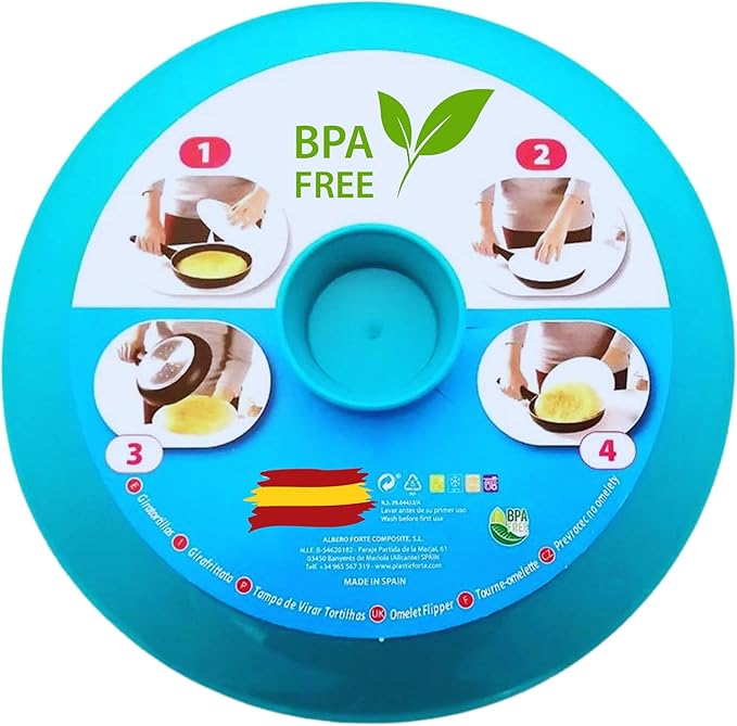 Turning Lid Frying Pans | Rotates Tortillas Lid | Ideal for Potato ...
