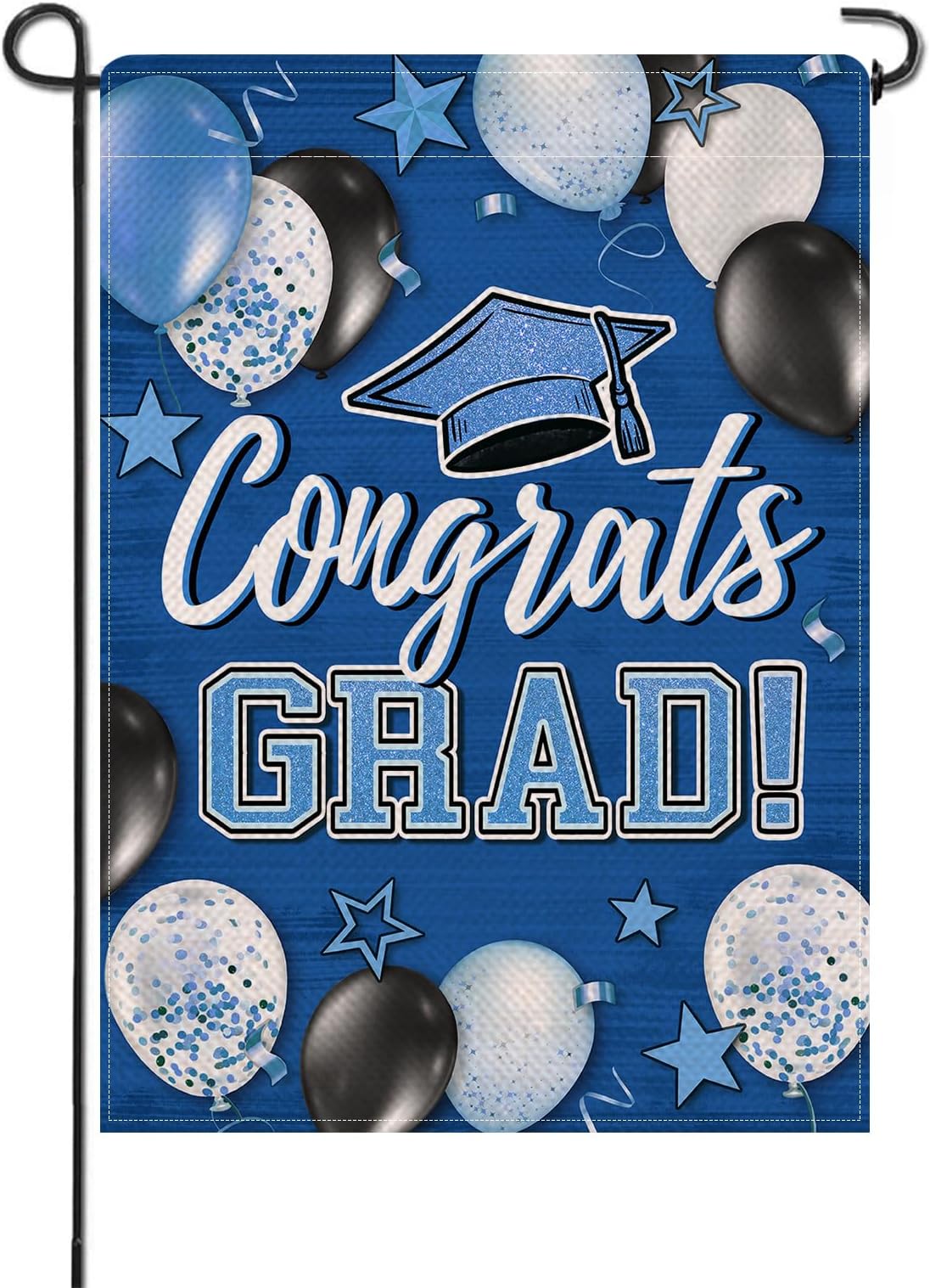Amazon.com : Texupday Congrats Grad Graduation Cap and Diploma Garden ...