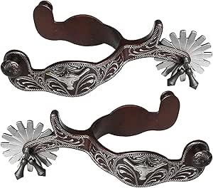 Amazon.com: TPAUFY Metal Horse Spur, Boot Spurs, Western Spurs,Western ...