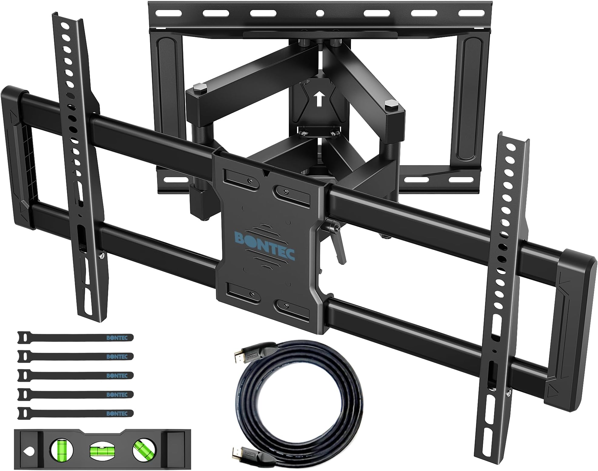 BONTEC Universal Full Motion TV Wall Mount for 37-70 Inch Flat and ...