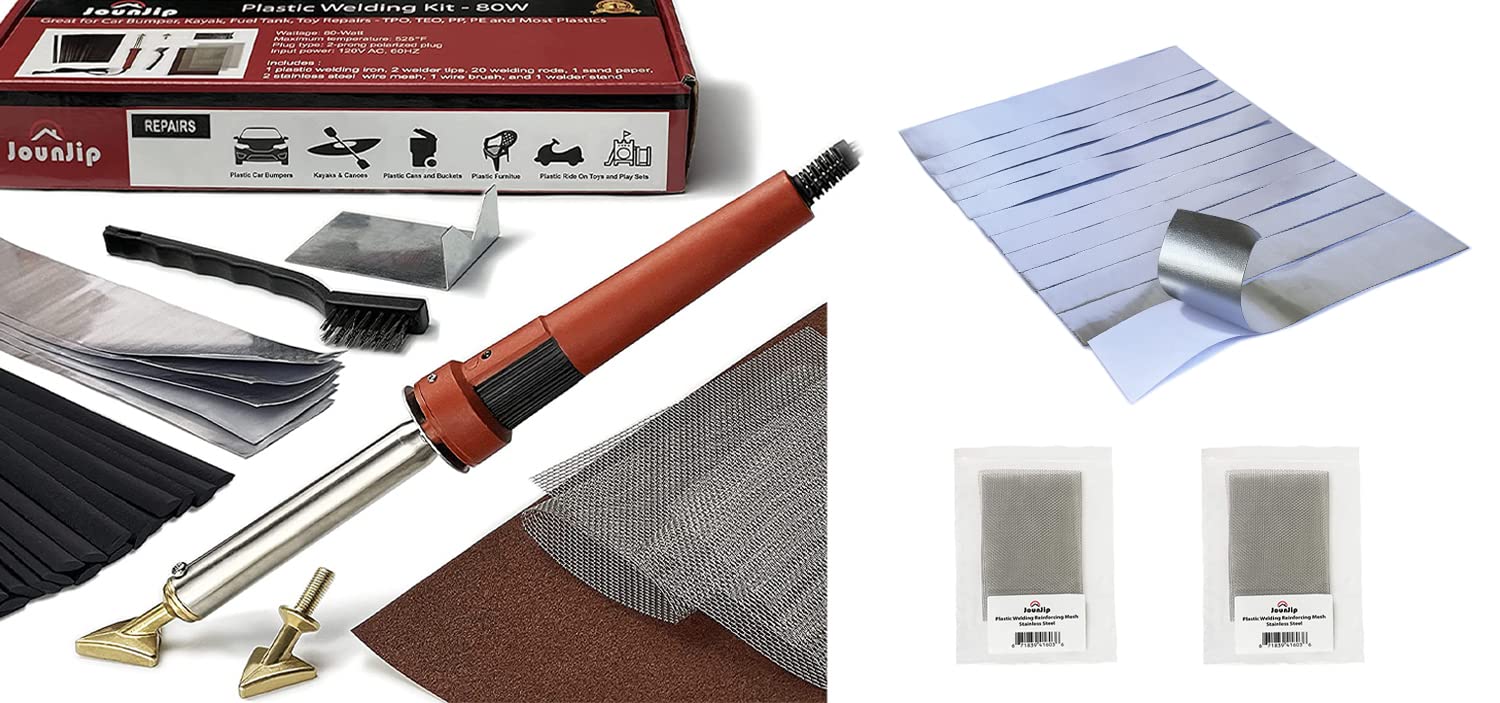 JOUNJIP More Wire Mesh Bundle: Welding Kit + Wire Mesh + Aluminum Tape ...