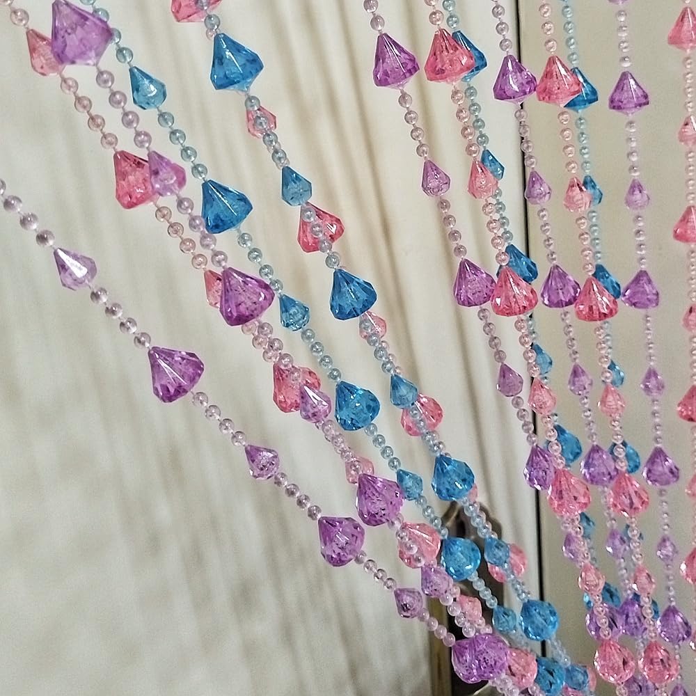 Amazon.com: ave split Beaded Curtain Doorways Acrylic Hanging Door ...