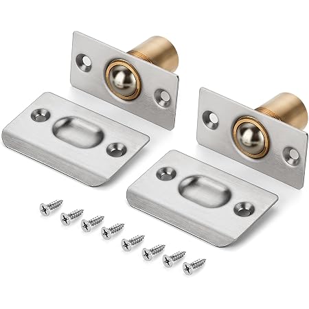 JQK Closet Door Ball Catch Hardware, Stainless Steel Catch Adjustable ...