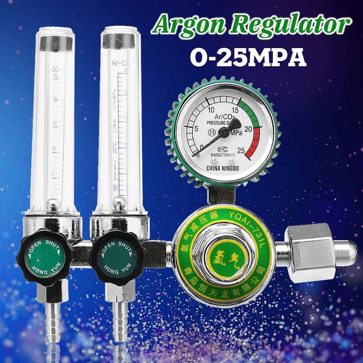 Buy Bestchoice - 0-25Mpa Argon CO2 Mig Tig Flow Meter Regulator ...