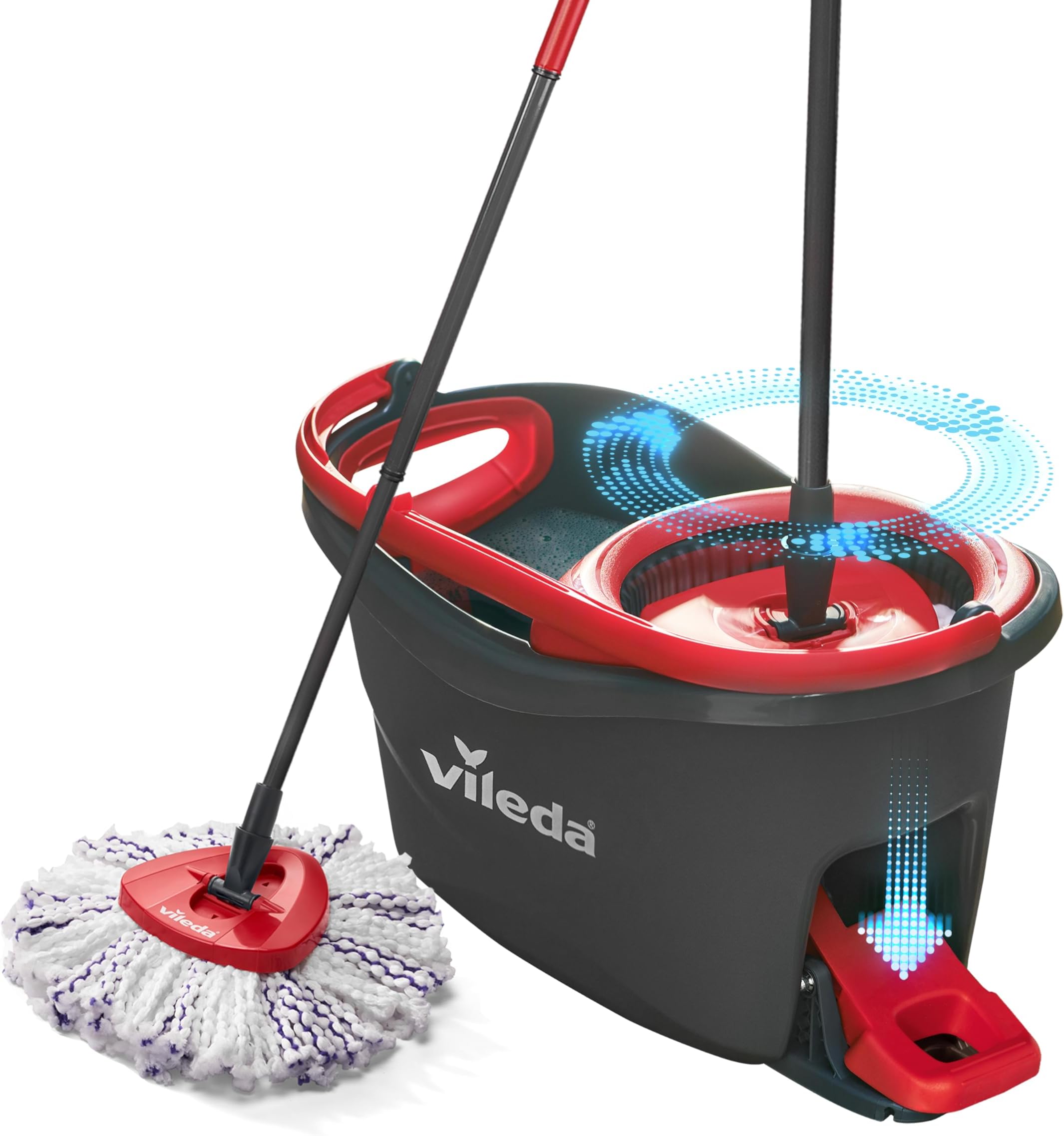 Vileda SuperMocio 3 Action Mop and Bucket Set, Mop for Cleaning Floors ...