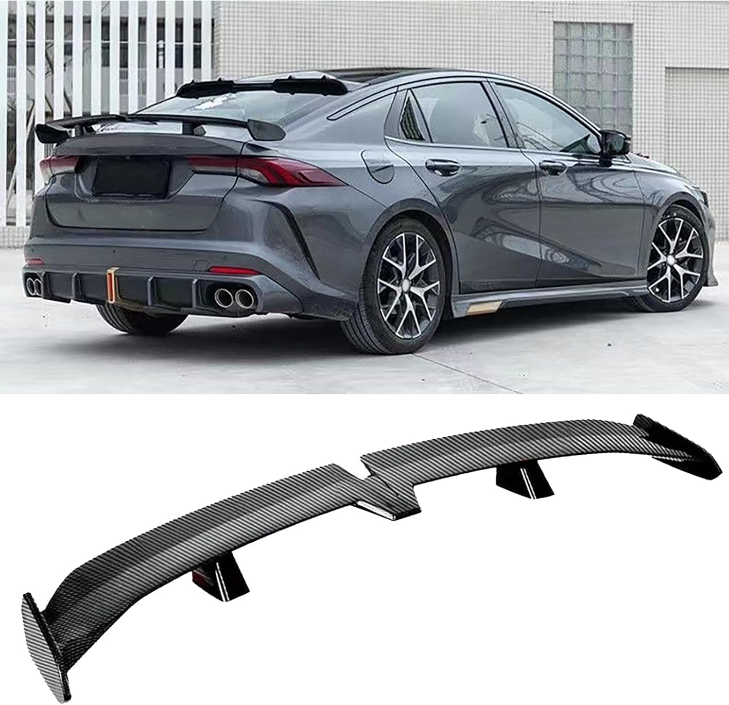 Car ABS Rear Spoilers for Nissan 370Z 400Z 350Z 300ZX Coupe/Roadster ...
