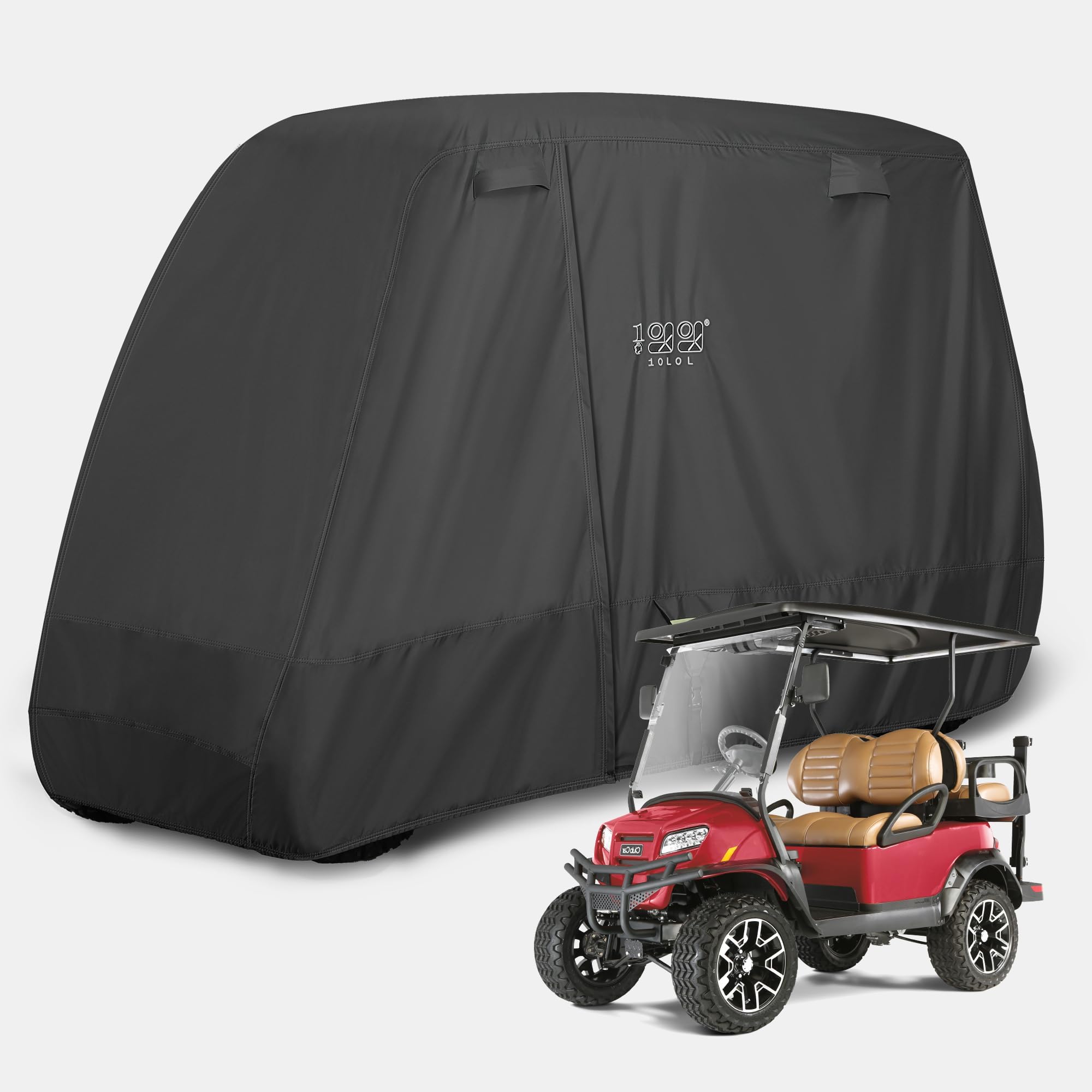 600D Golf Cart Cover. Water, Wind, Rain, Dust and Sun Golf Cart Covers ...