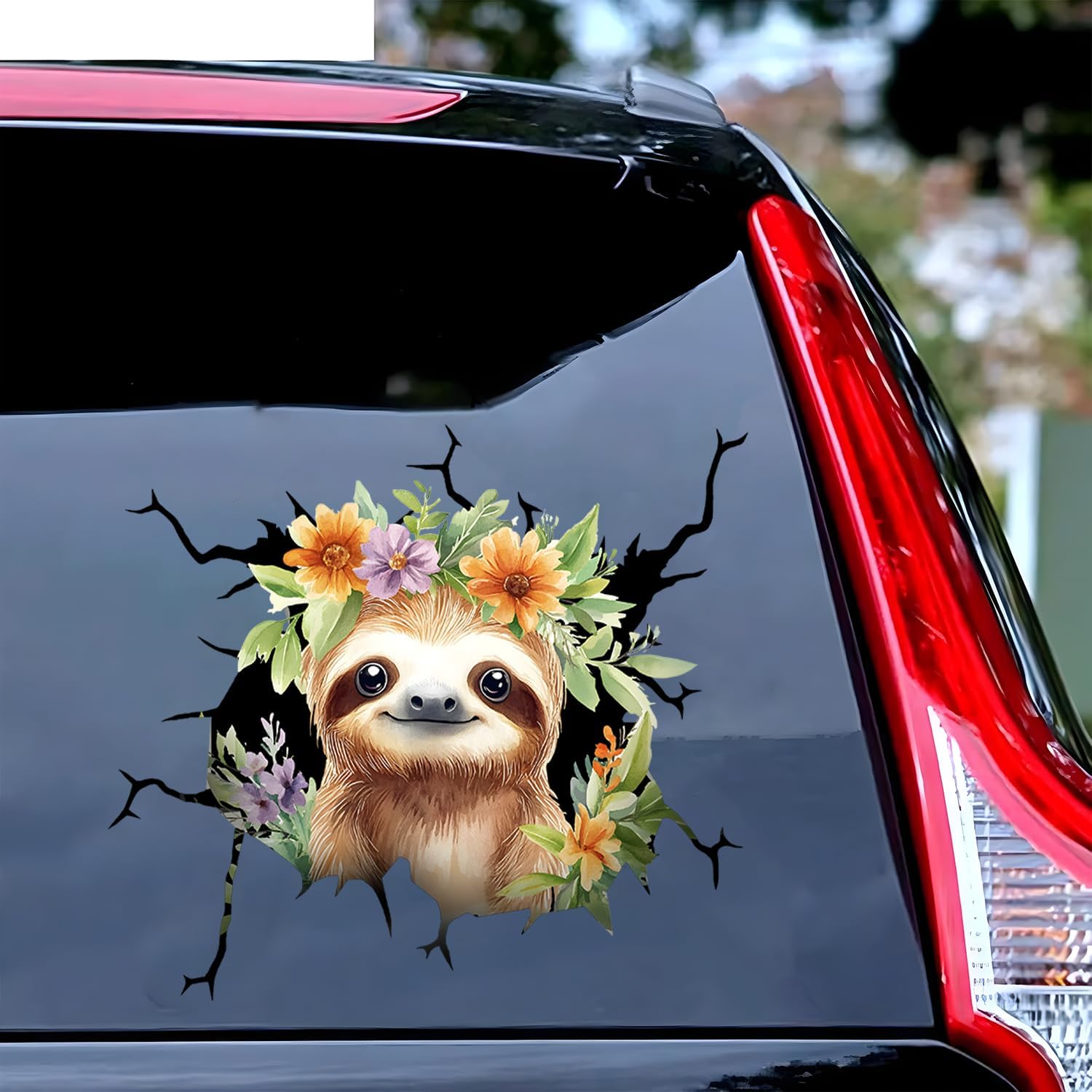 Amazon.com - Sloth Stickers, Sloth Car Decals - 3D Realistic Sloth ...