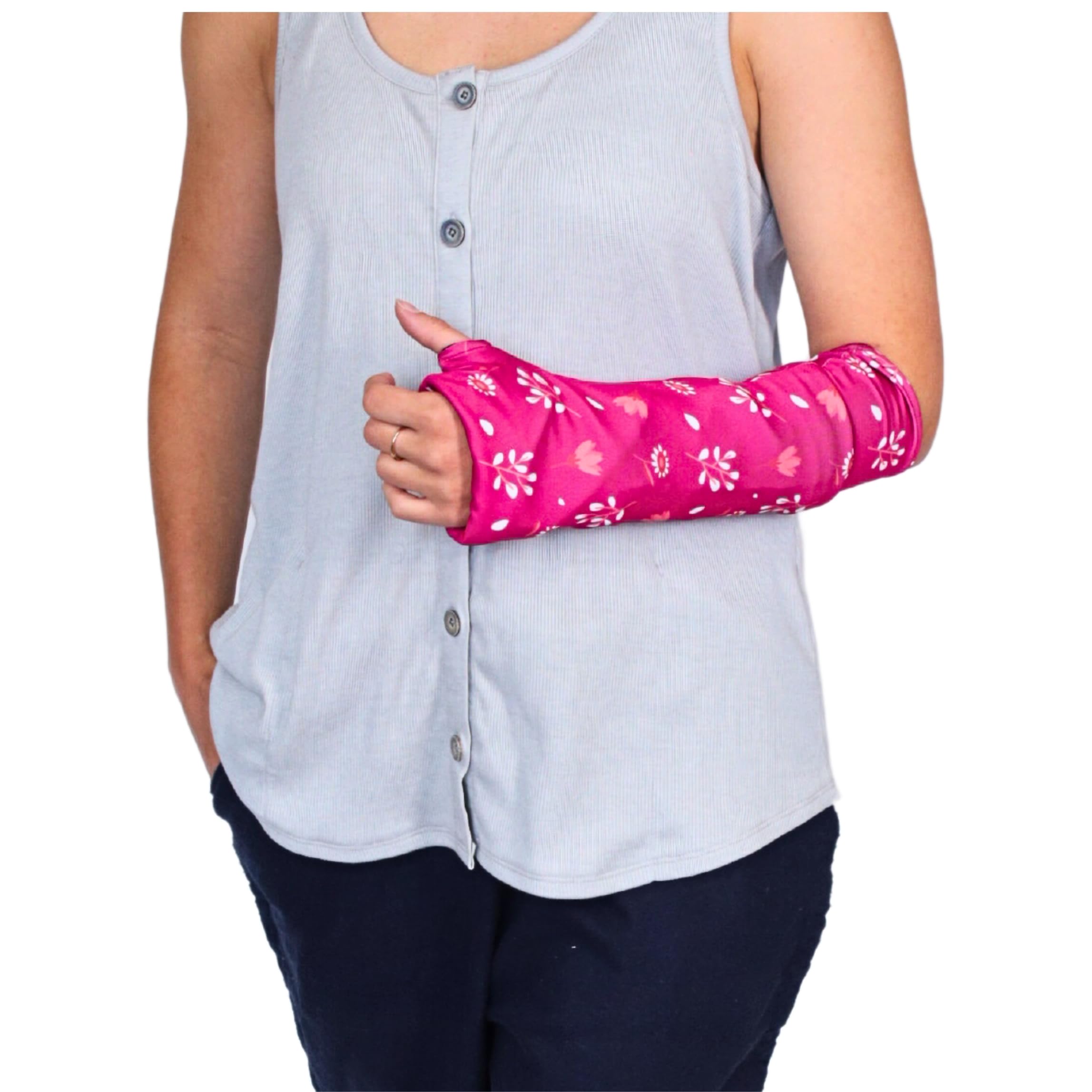 Amazon.com: Inspired Comforts Reversible Arm Cast Cover - Washable ...