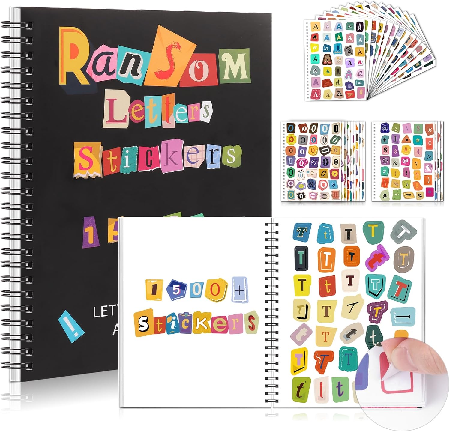 Amazon.com: SKLENICE The Cut Out And Collage Book Spiral Bound Ransom ...