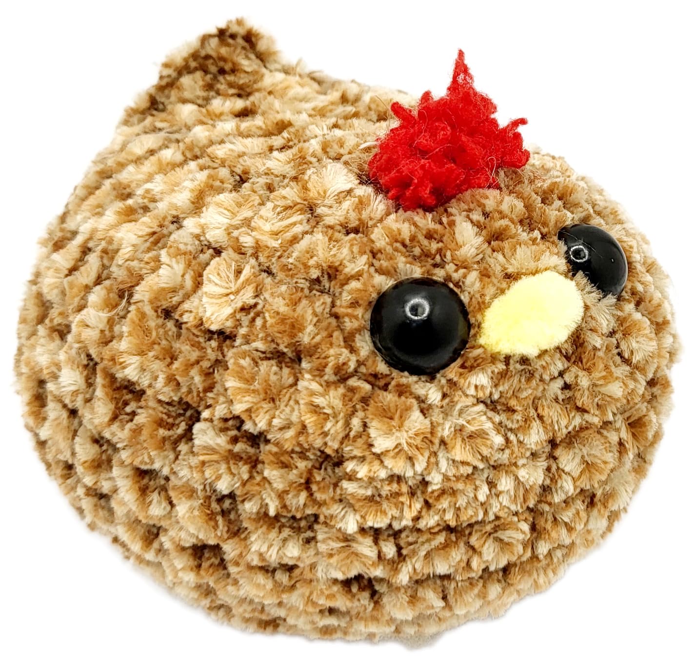Amazon.com: Adorable handmade crochet mini chicken plush stuffed animal ...
