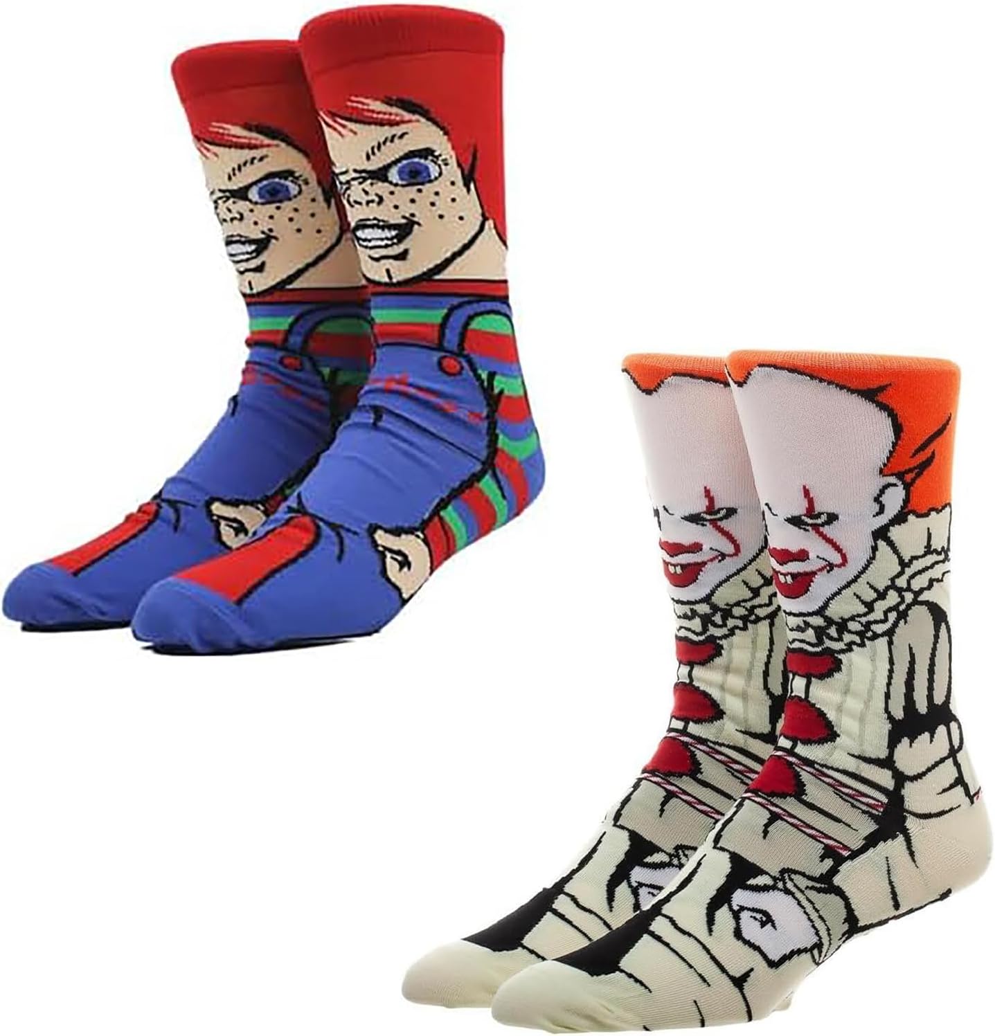 Amazon.com: Yingsure Halloween Socks for Men Novelty Sock, 2 Pairs ...