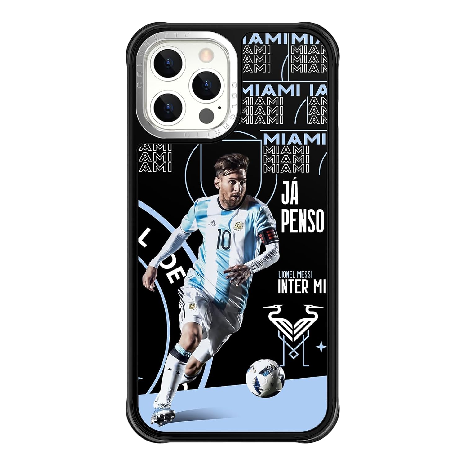 Amazon.com: mess%i phone case inte%r miami, phone case mess%i Miami, i ...