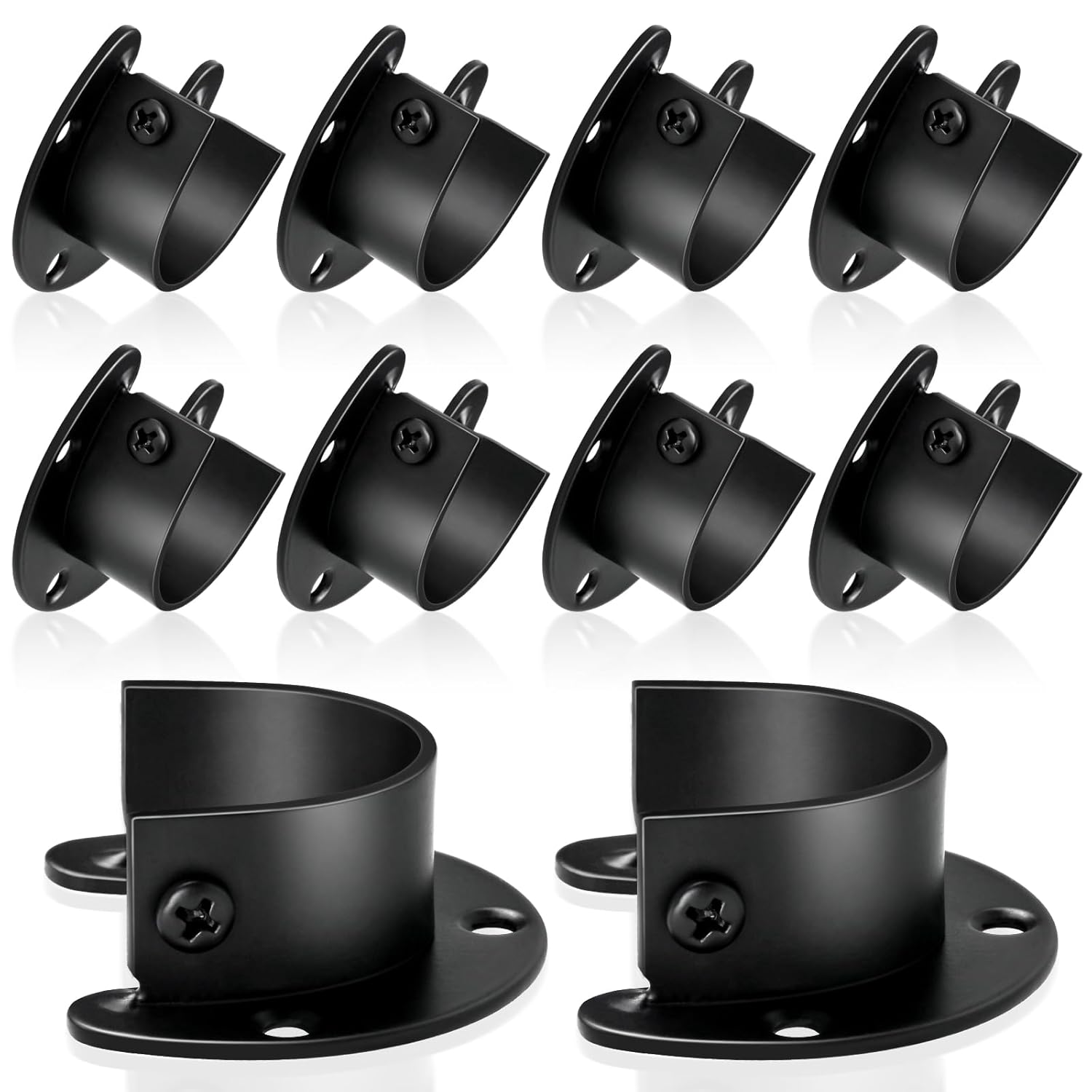 Closet Rod Bracket, Heavy Duty Closet Rod Support Stainless Steel ...