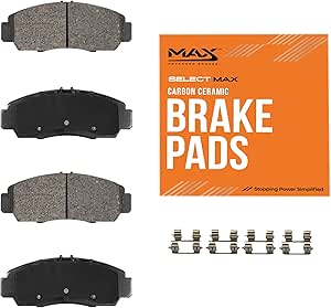 Amazon.com: Max Advanced Brakes Front Brake Pad Compatible With 2020-2021 2022 2023 Ford Escape ...