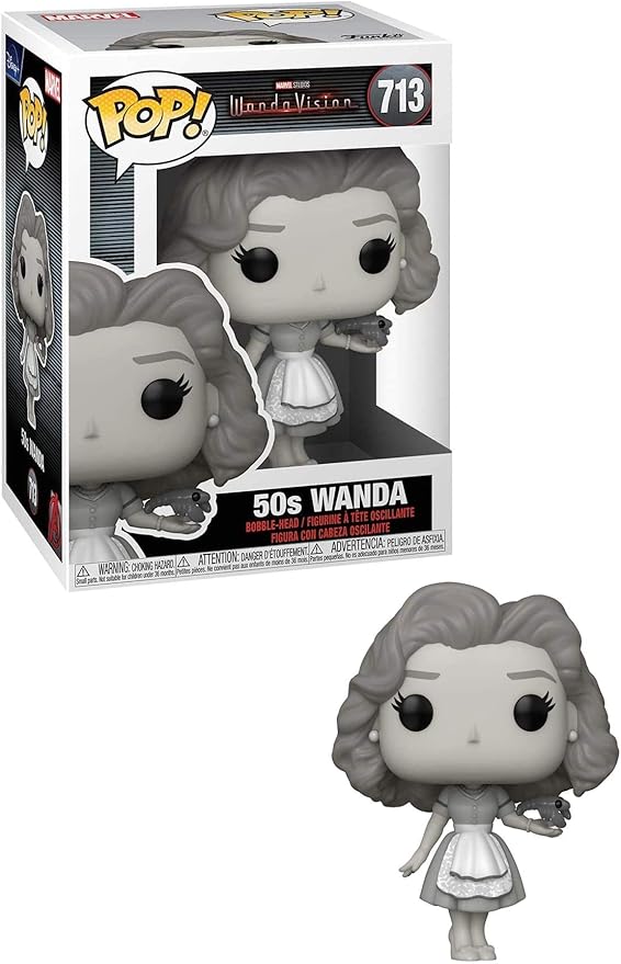 Amazon.com: Funko Pop! Marvel: WandaVision - 50's Wanda Vinyl Figure ...