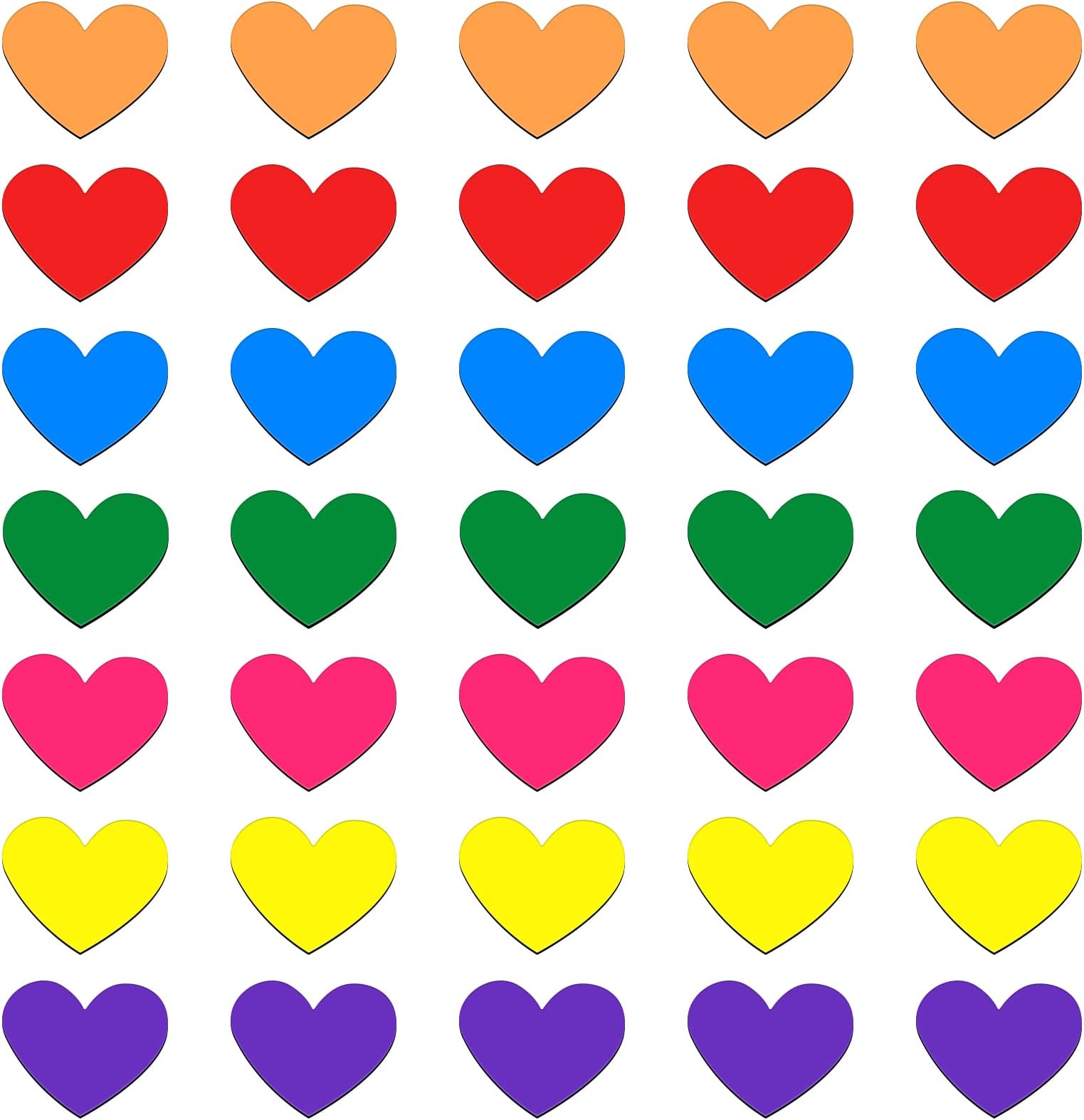 Amazon.com: Novel Merk Red Heart Love Small Refrigerator Magnets Set ...