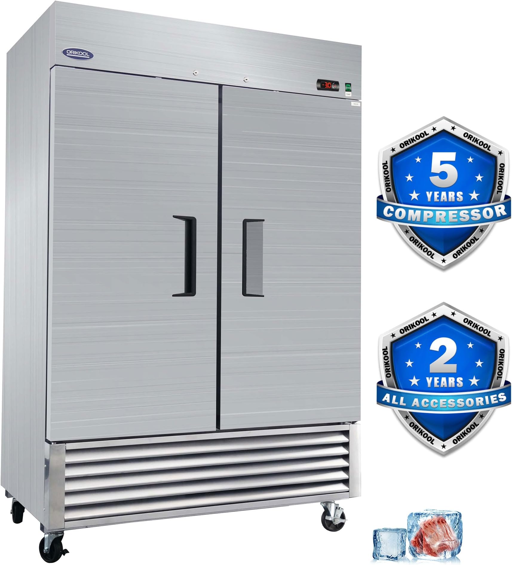 Amazon.com: True Mfg T-49F-HC, 2 Door, Reach-In Freezer : Industrial ...