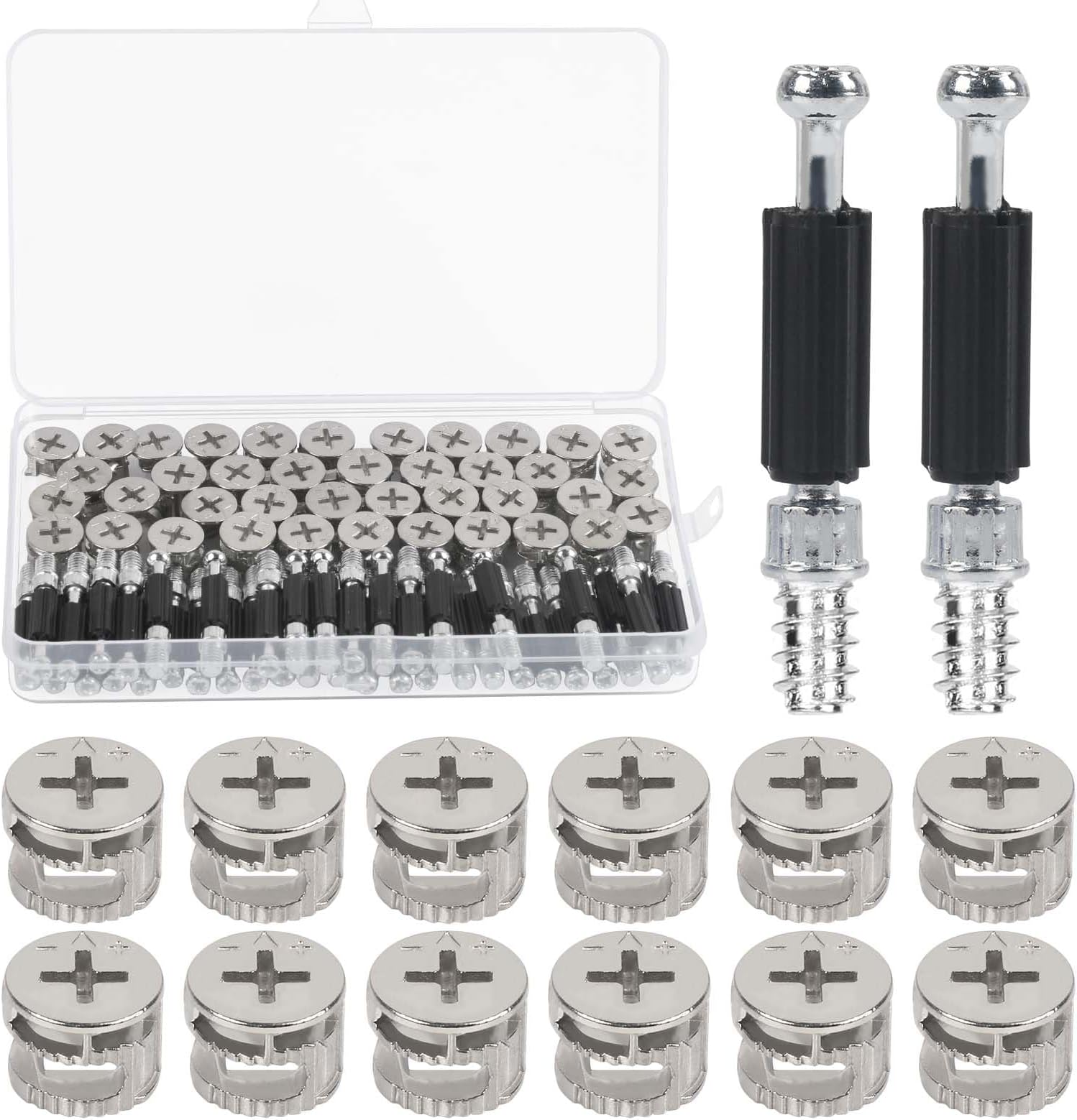 WYAN Kit di connessione per mobili tre in uno da 4 pezzi, serratura a ...
