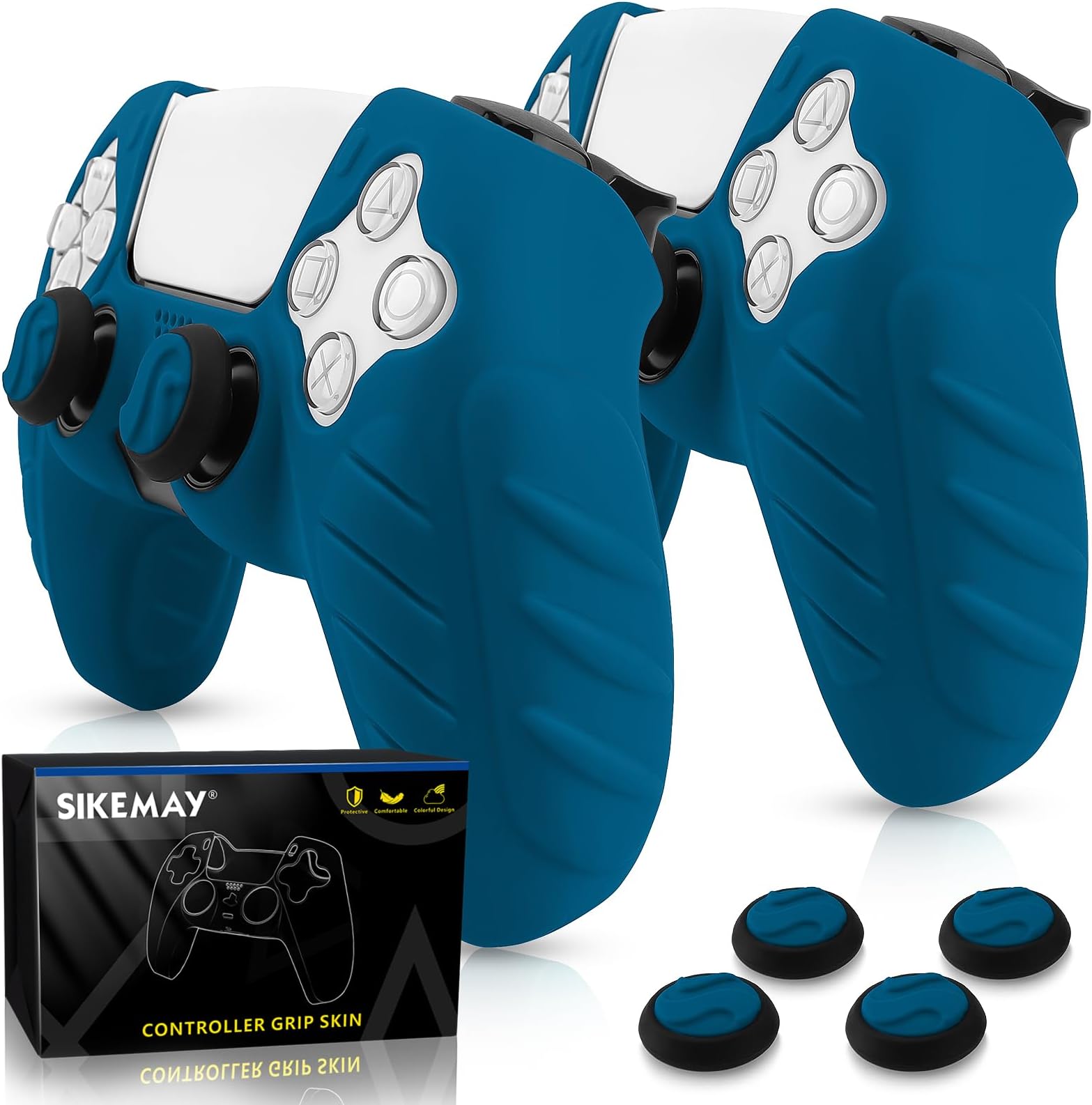 Amazon.com: YoRHa Studded Silicone Cover Skin Case for PS5 Controller x ...