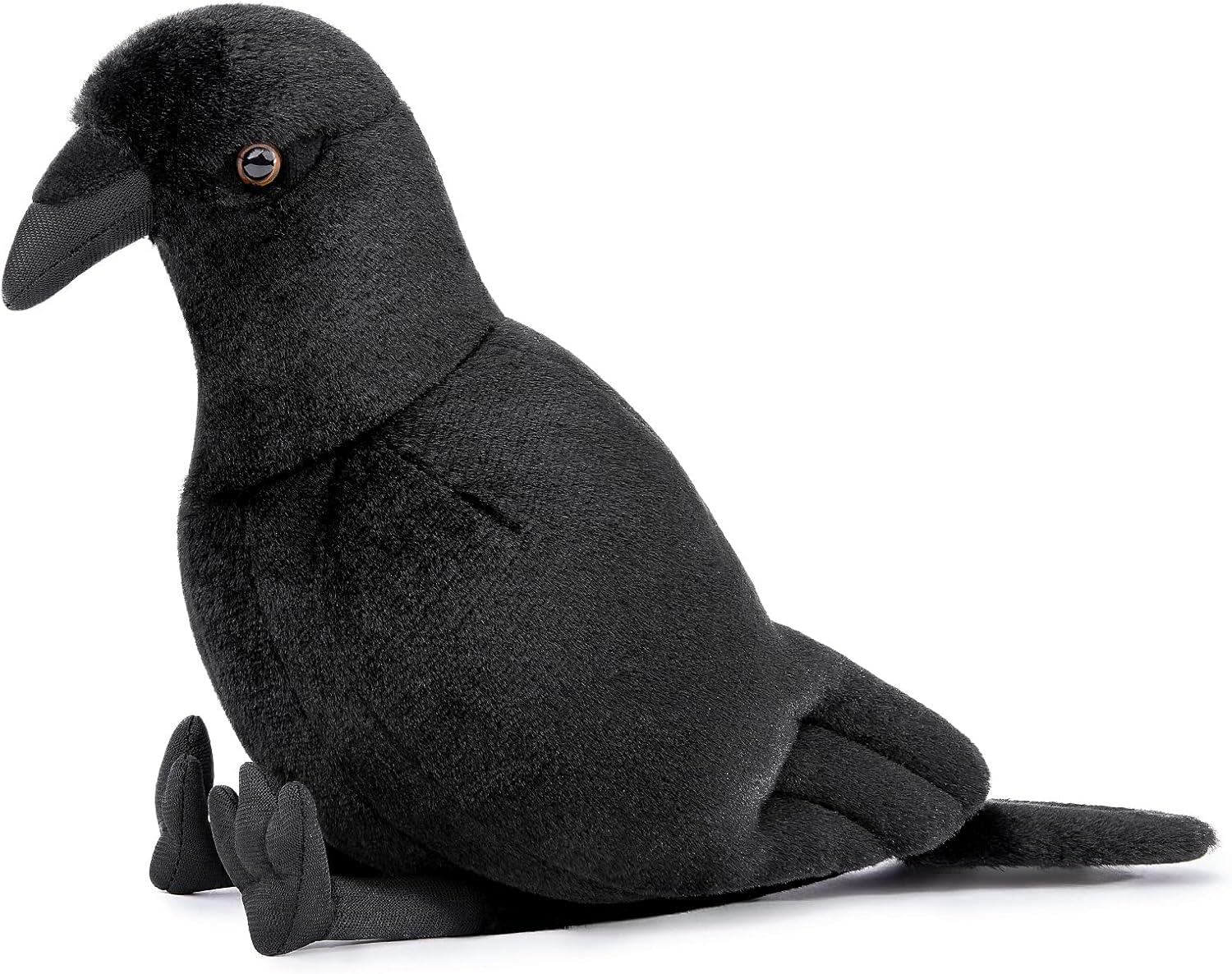FRANKIEZHOU Realistic Crow Stuffed Animal-Black 11.8",Lifelike Crows ...