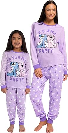Amazon.com: Disney Pijamas familiares a juego | Pijamas para mamá e hija | Pijamas a juego de ...