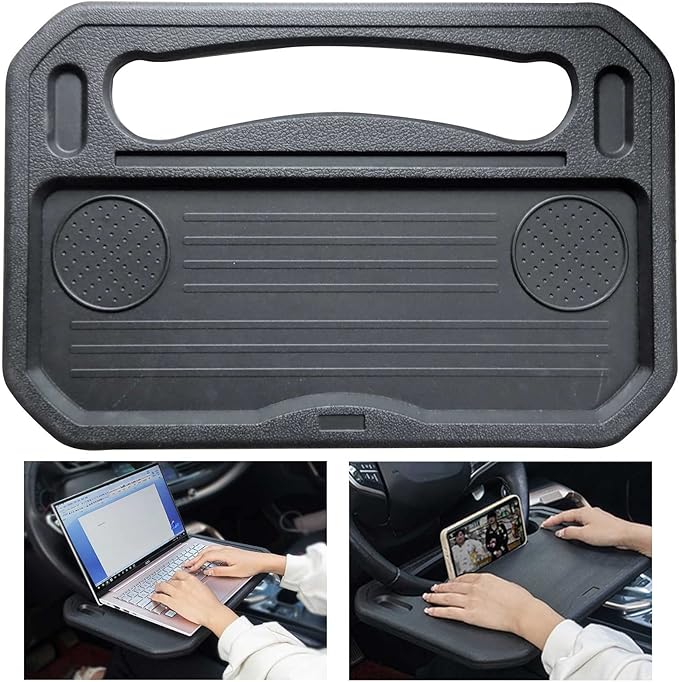 Amazon.com: Double-side Steering Wheel Tray, 2 in 1 Car Food Trays for ...