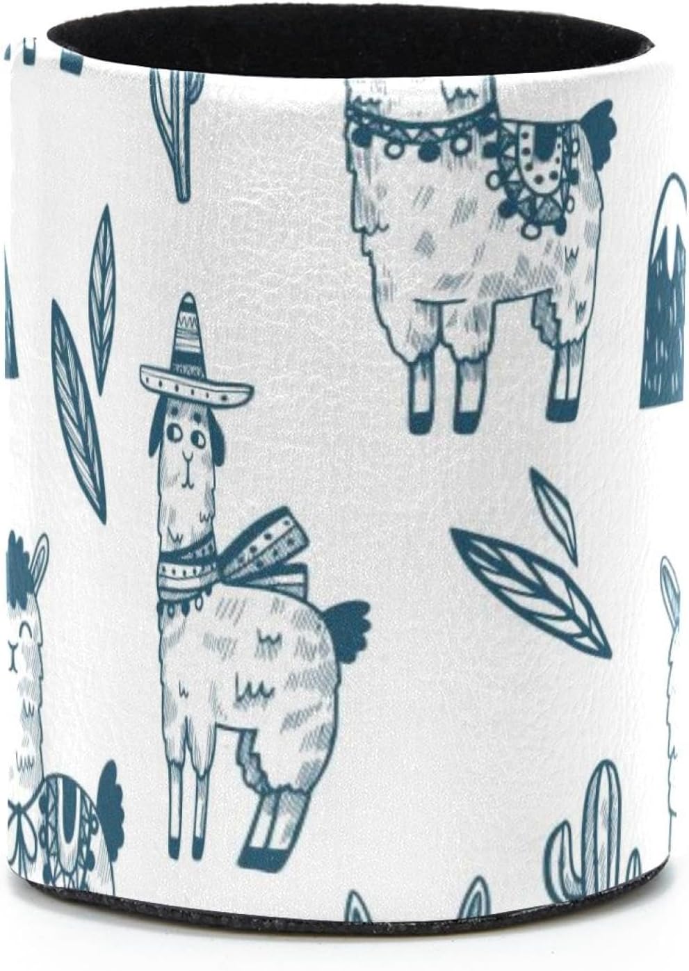 Amazon.com: White Alpaca Llama Pencil Holder, Pen Basket, Writing ...