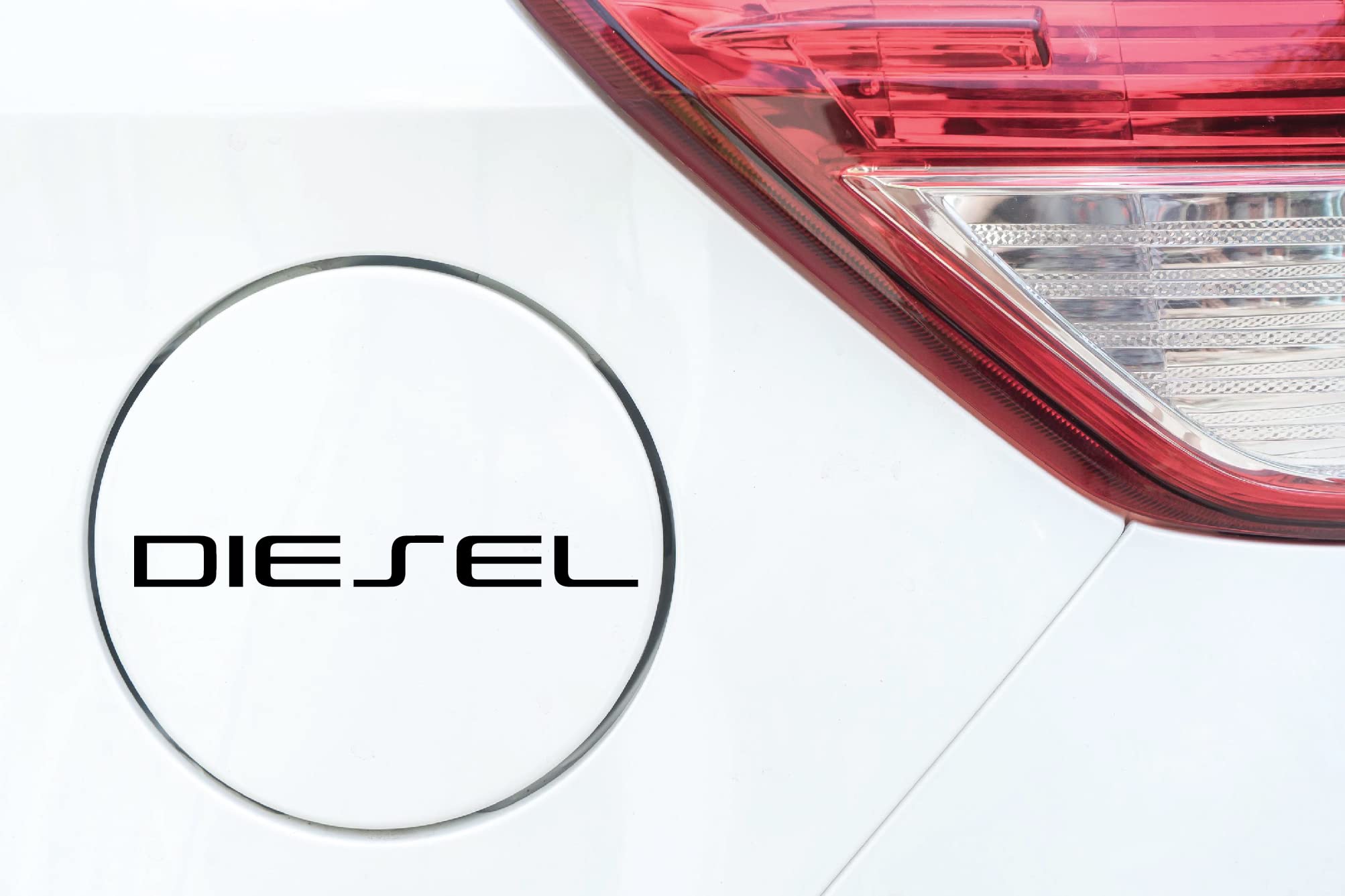 isee360 Diesel Stickers for Car Tank Fuel Lid Vinyl Decal (Black ...