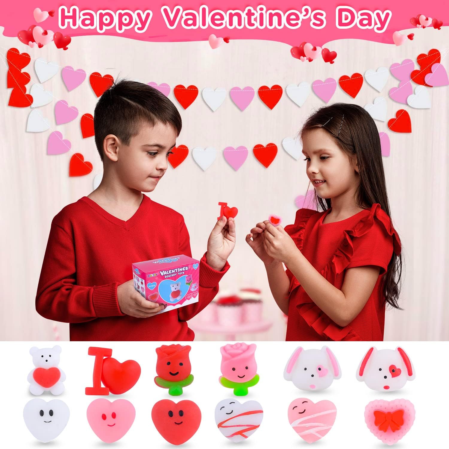 Regalos Para El Día De San Valentín Para Niños Paquete De 36 Juguetes
