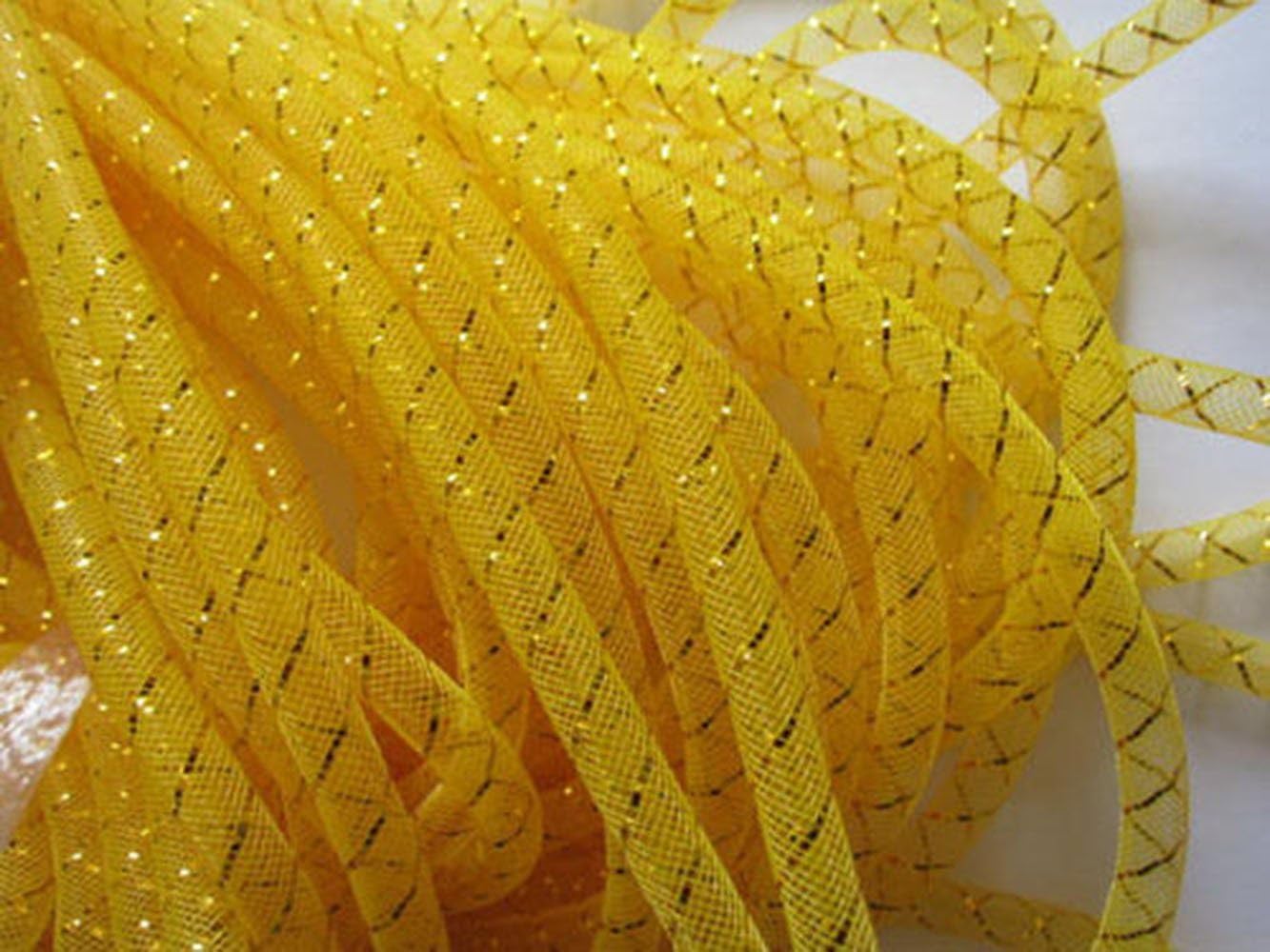 Amazon.com: YYCRAFT One Roll 30 Yards Solid Mesh Tube Deco Flex for ...