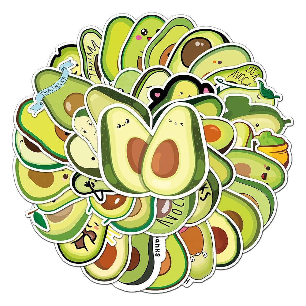 Amazon.com: Avocado Plants Stickers for Teens Boy Girls Kids|50 Pcs ...