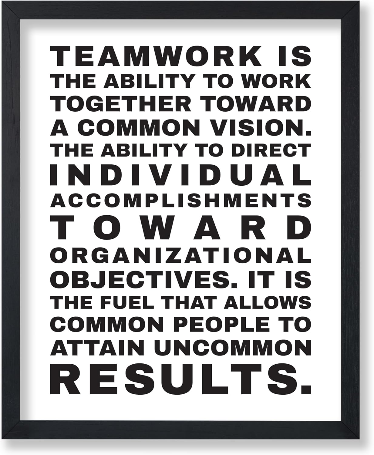 Amazon.com: Poster Master Teamwork Is The Ability To Work Together ...