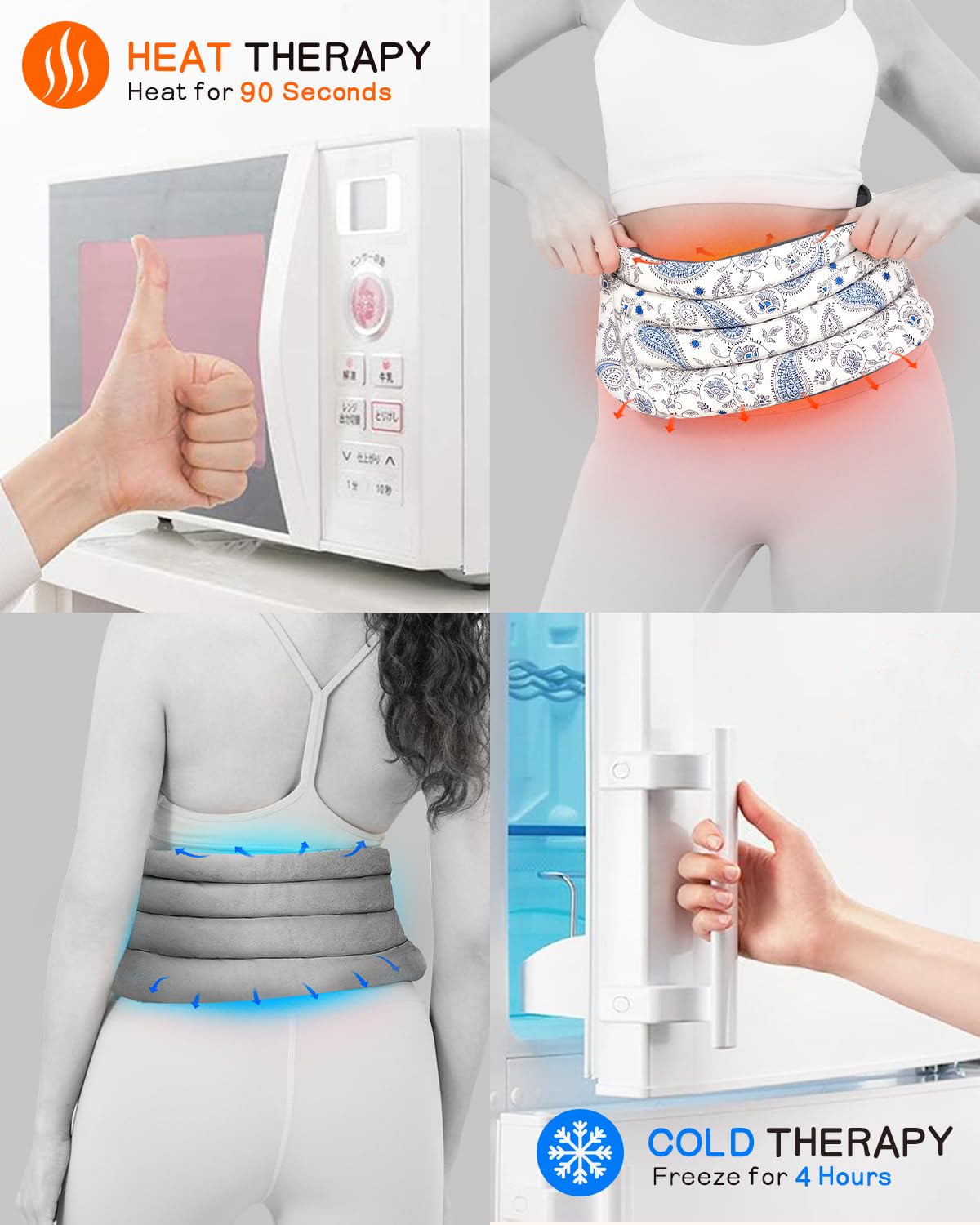 Snapklik.com : Microwavable Heating Pad For Neck And Shoulders, 35"x4 ...