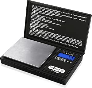 Fuzion Digital Pocket Gram Scale 1000g/0.1g, Small Digital Scales Grams ...