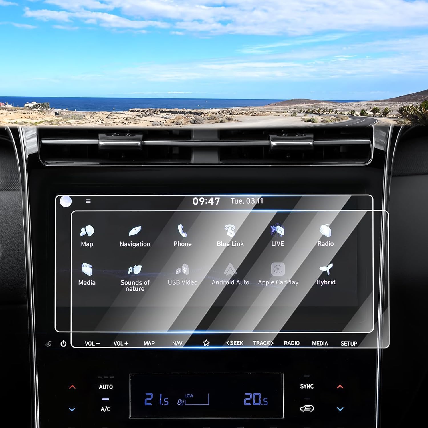 Amazon.com: TTCR-II Compatible With 2022-2024 Hyundai Tucson Screen ...