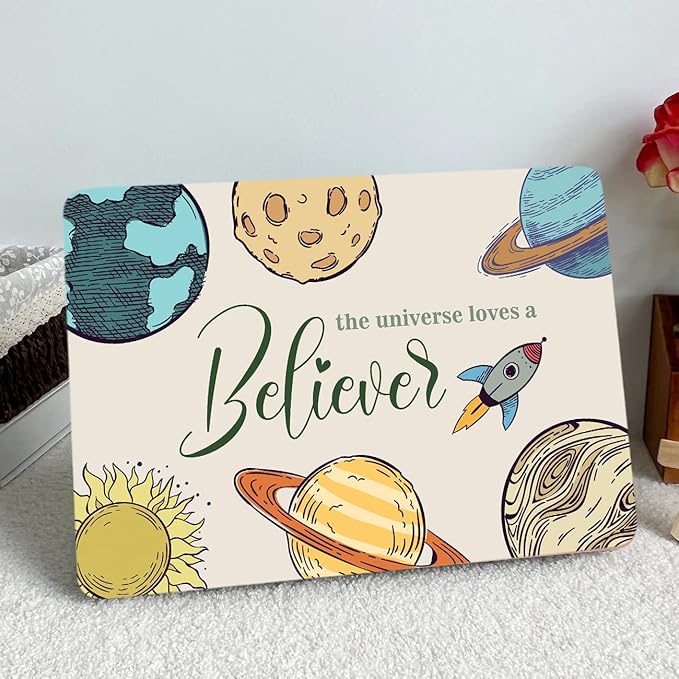 VASL™ Studio Motivational Quotes - 'Believer' Laptop Sticker for All ...