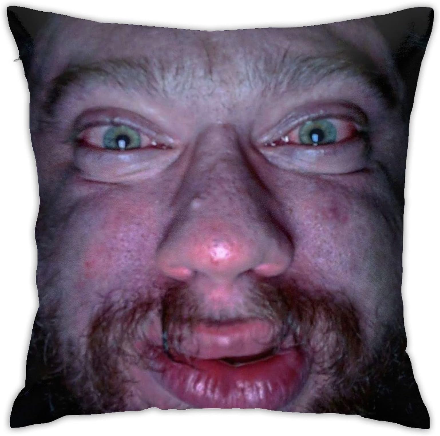 Amazon.com: Olymetrix Sam Meme Hyde Face Throw Pillow Covers 18"X18 ...