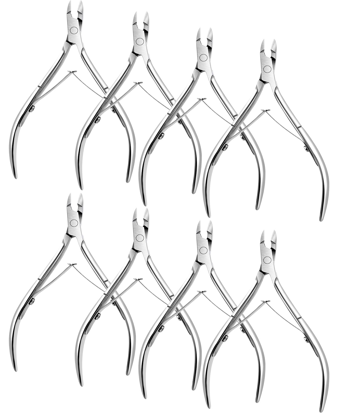 Amazon.com: Japior 8 Packs Cuticle Nippers Stainless Steel Cuticle ...