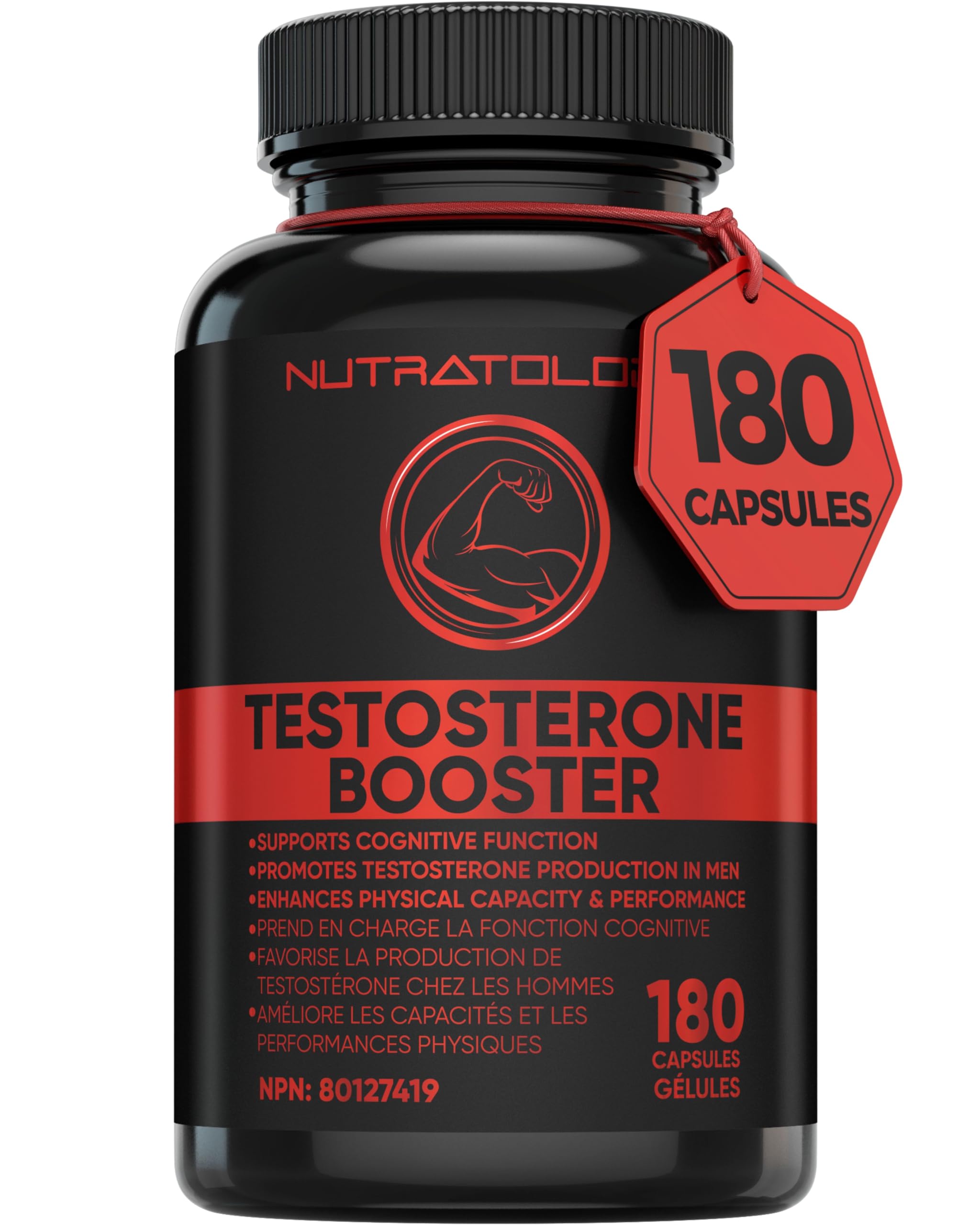 Testosterone Booster for Men - Tribulus Terrestris, Tongkat Ali, Maca ...
