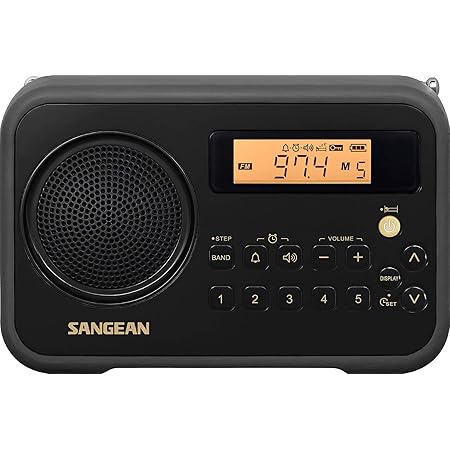 Amazon.com: Sangean SG-104 AM/FM Clock Portable Digital Radio : Electronics