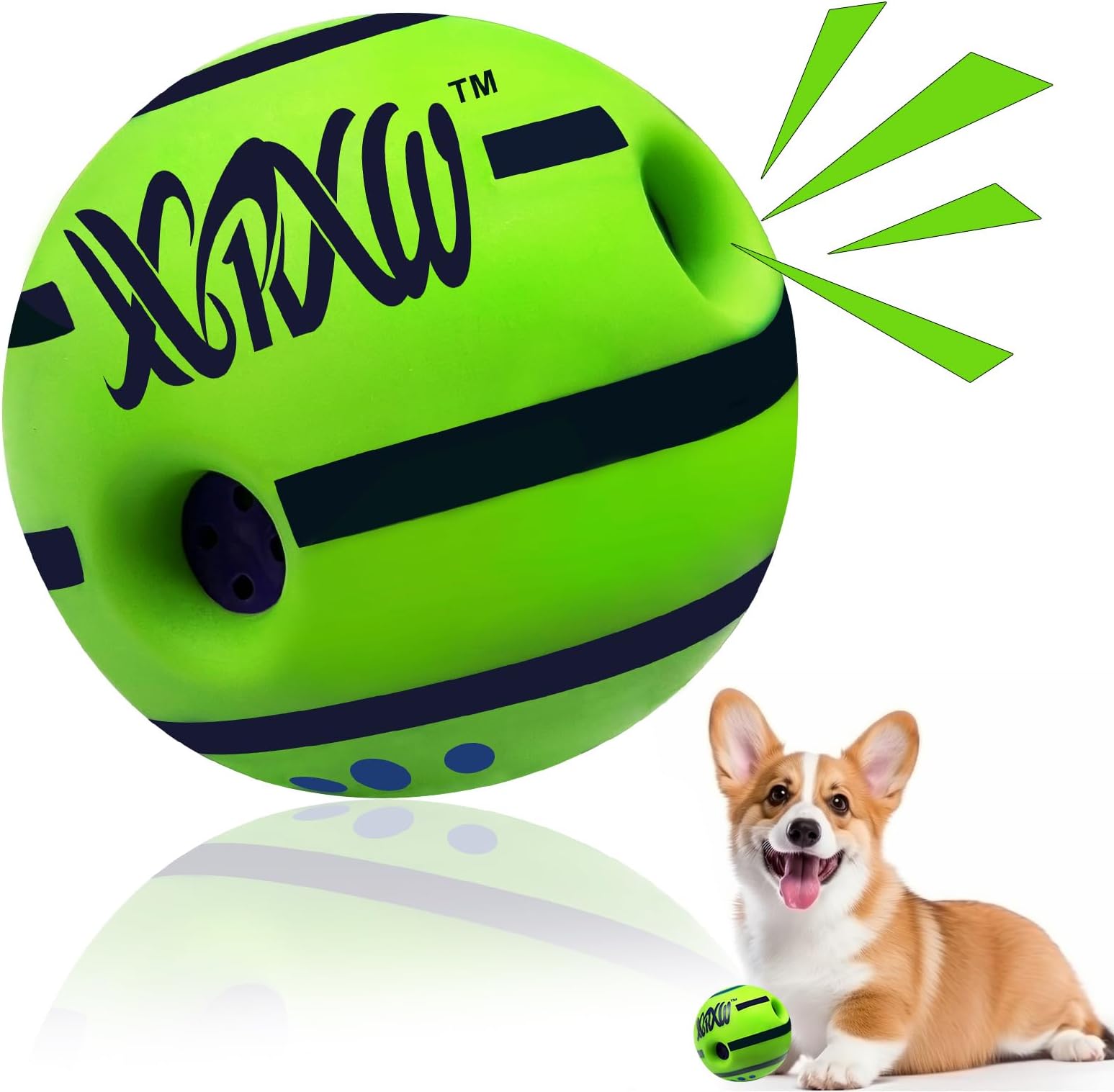 Pet Supplies : Nerf Dog Tennis Ball Blaster Dog Toy, 16 Inch Blaster ...