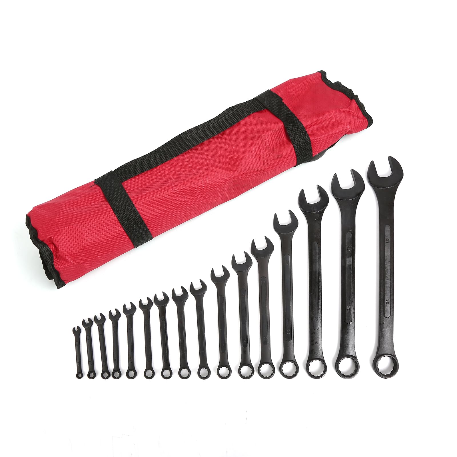 Snapklik.com : WINMAX TOOLS AUTOMOTIVE 16 Piece Metric Combination Wrench Set 6mm To 32mm Metric ...