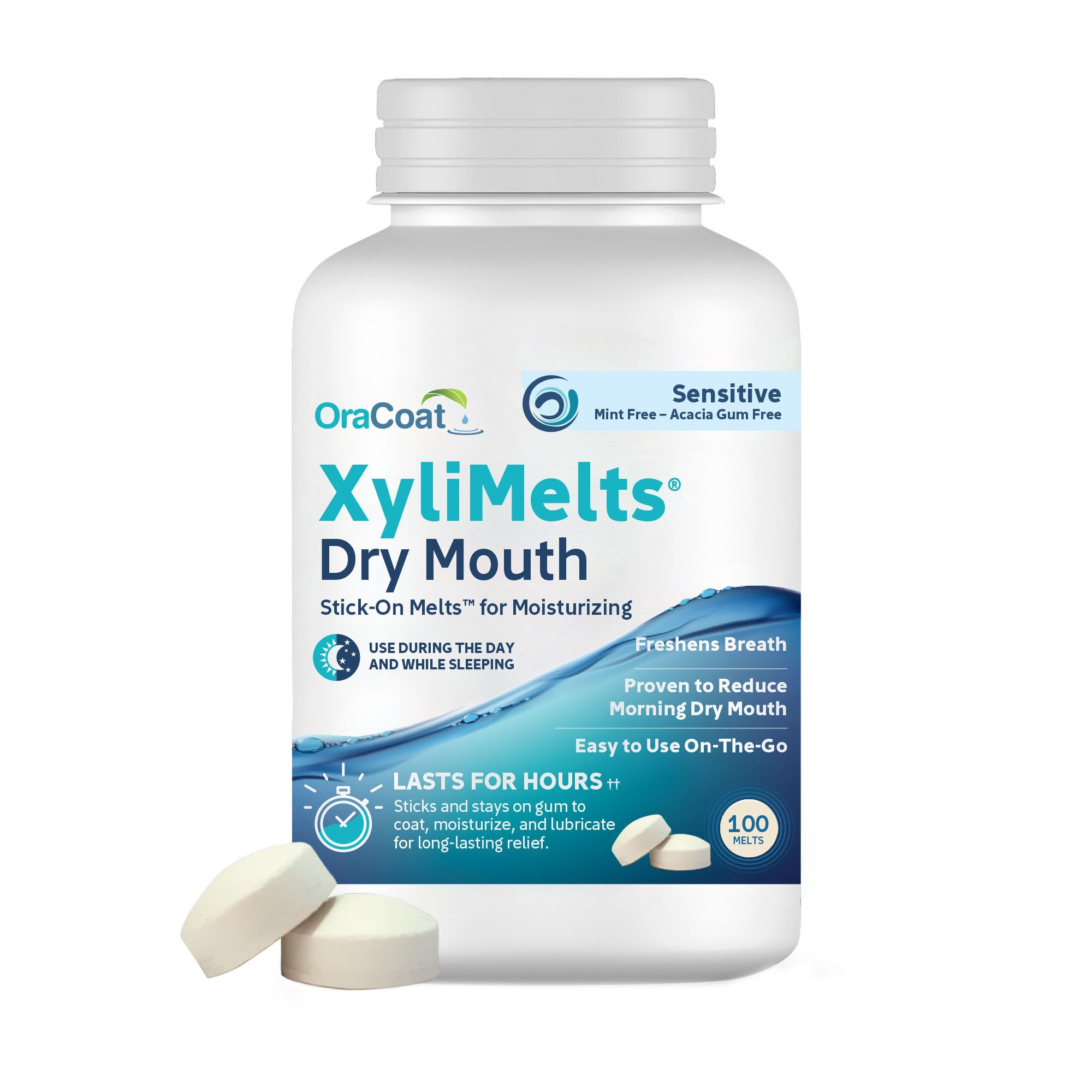 Oracoatxylimelts Dry Mouth Relief Moisturizing Stick On Melts With ...