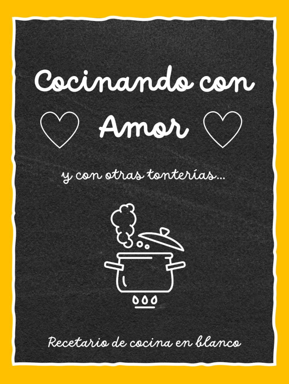 Buy Recetario de cocina en blanco. COCINANDO CON AMOR: TAPA DURA ...