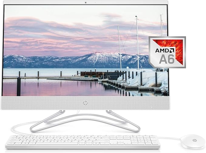 Amazon.com: HP 24-Inch All-in-One Computer, AMD A6-9225, 4GB RAM, 1TB ...