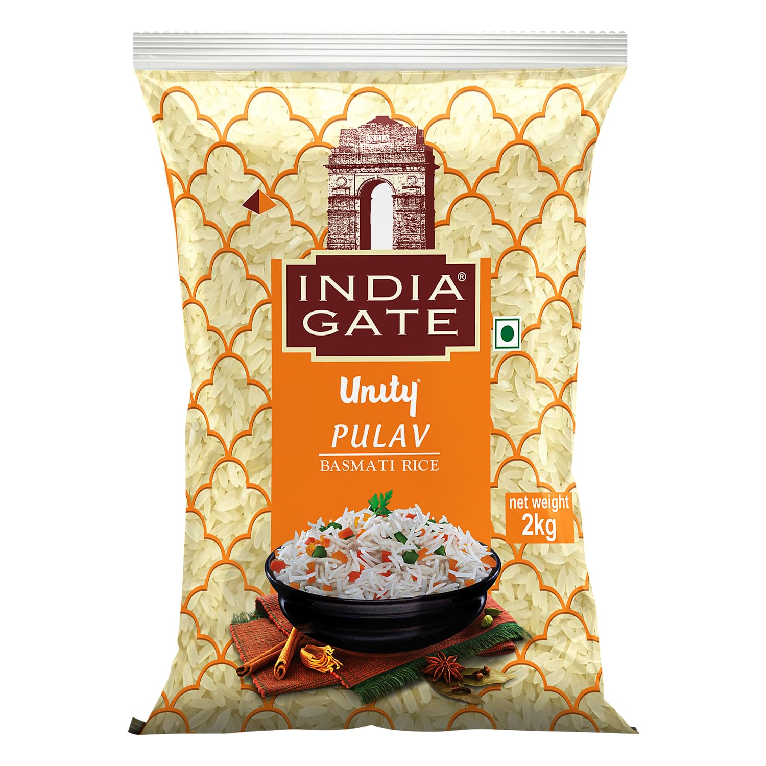 India Gate Unity Basmati Pulav Rice 2Kg : Amazon.in: Grocery & Gourmet ...