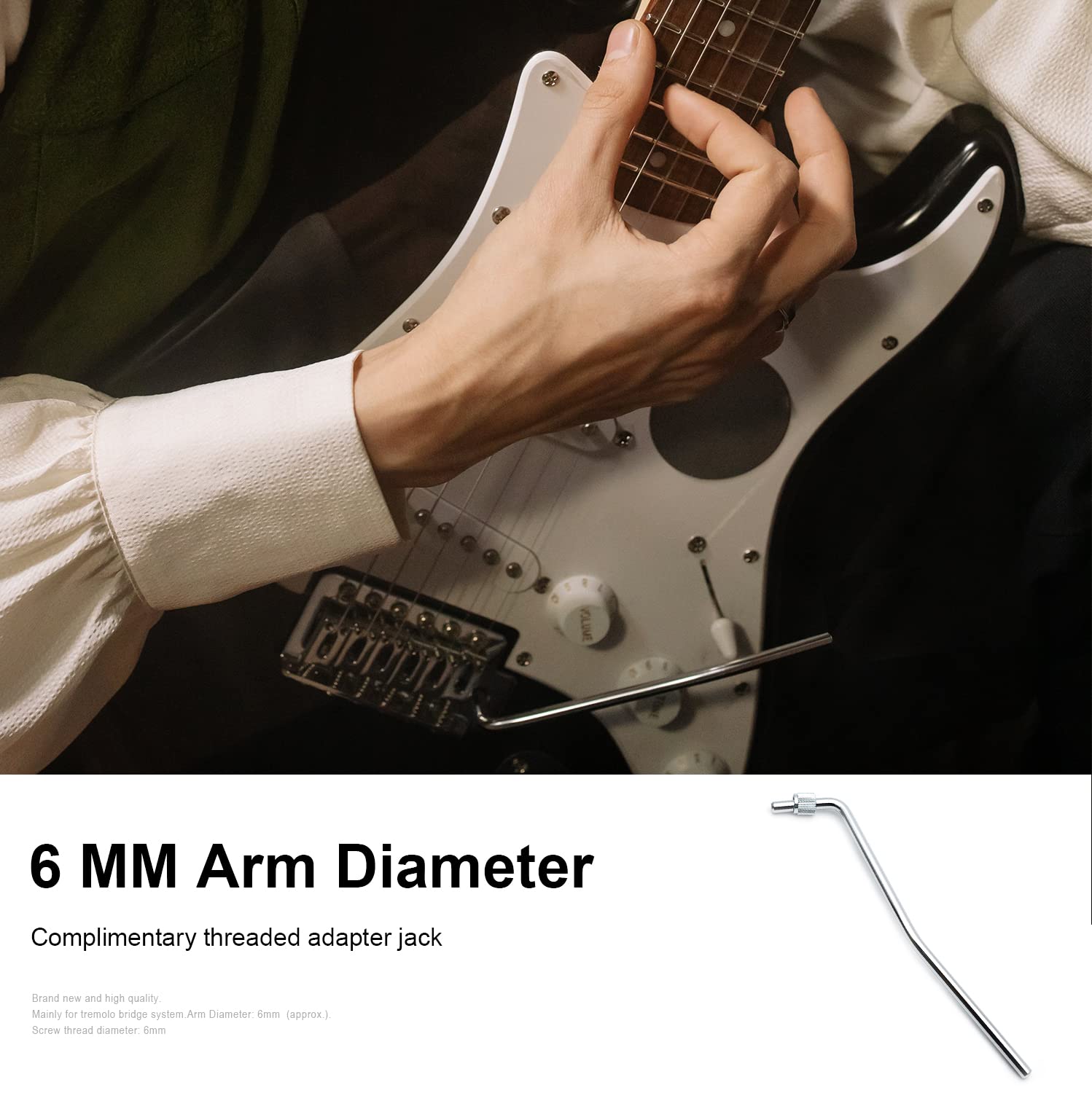 Snapklik.com : MAXCHEER 6MM Screw-in Electric Guitar Tremolo Arm Whammy ...