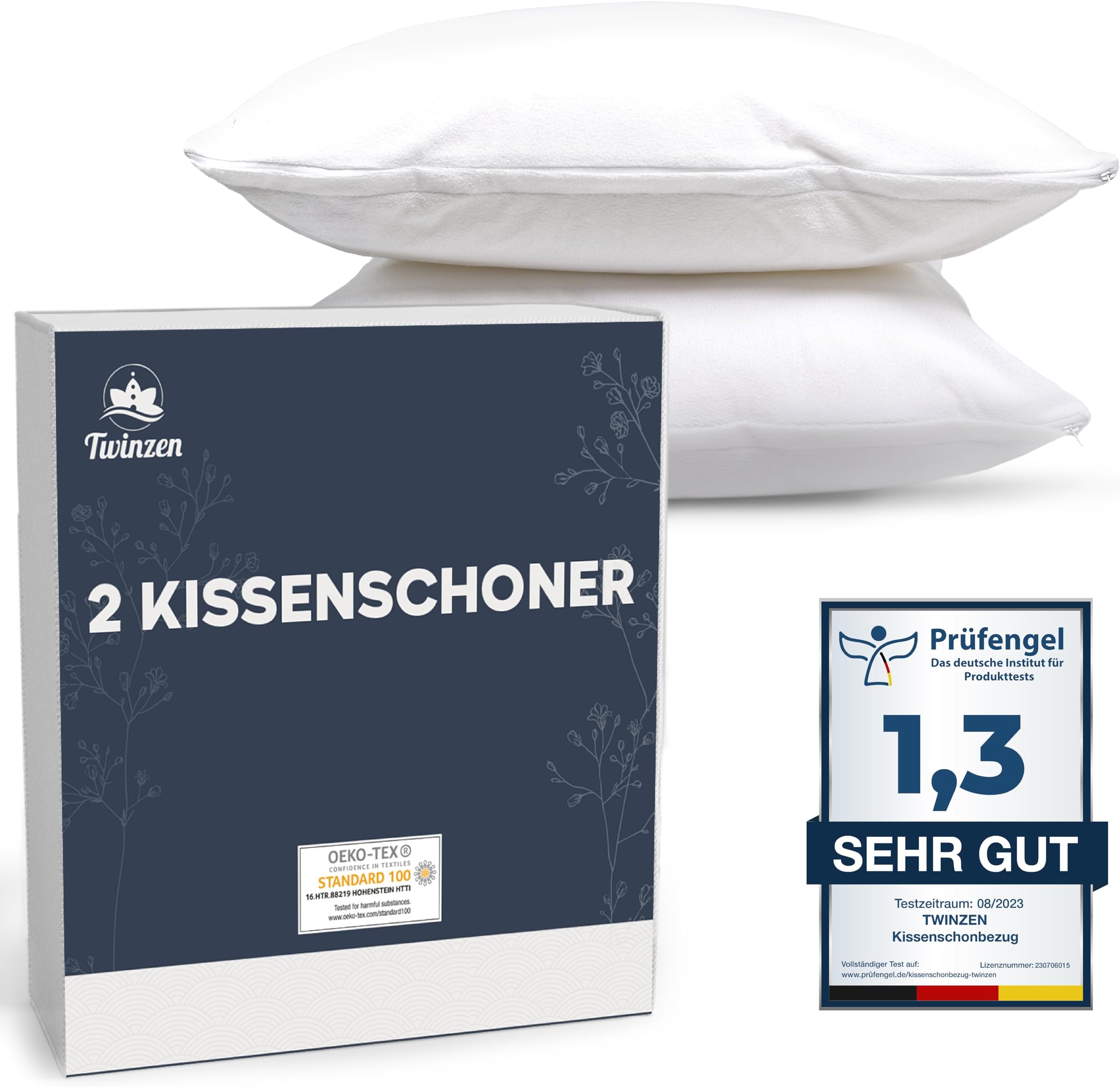 Kissenbezug 80x80 Wei