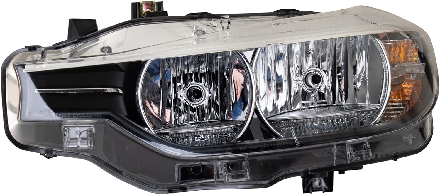 Amazon.com: Left Headlight Assembly Halogen Drivers Side Compatible ...